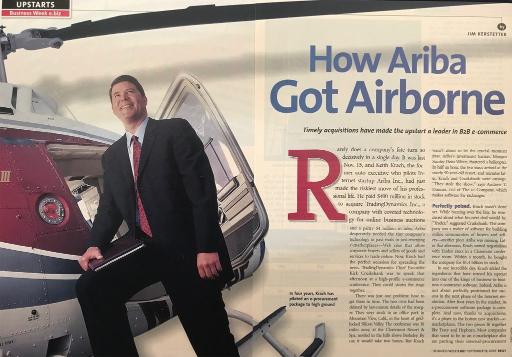 How Ariba Got Airborne – Business Week - Keith Krach Official Website